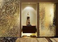 China 10mm Double Glazing Fabric Sandwich Laminated Glass With Customized Size for sale