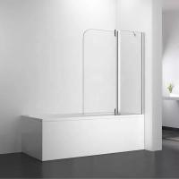 China OEM ODM Tempered Glass Shower Enclosure Hinged Folding Bathtub Screen for sale
