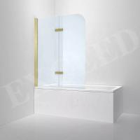 China OEM ODM Tempered Glass Shower Enclosure Hinged Folding Bathtub Screen for sale