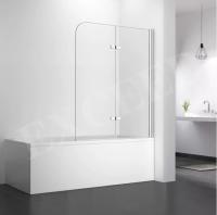 China OEM ODM Tempered Glass Shower Enclosure Hinged Folding Bathtub Screen for sale
