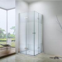 China Square Aluminum Frame Glass Shower Enclosure Hinge Pivot ​With Base 6mm for sale