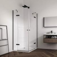 China Modern Corner Tempered Glass Shower Enclosure Sliding Bathroom Glass Door for sale