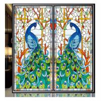 China Church Decorative Beveled Stained Glass Decorative Panels Hand Painted 3mm for sale