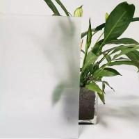 China Acid Etched Float Tempered Glass Panels 3mm 10mm 12mm Obscure Toughened for sale