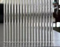 China Decorative transparent tempered ribbed reeded  wave fluted glass/art figured textured sheet glass pattern glass panel for sale