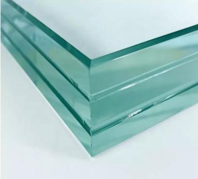 China 3 Layer Tempered Laminated Glass Sheets For Building Thickness 48.04mm for sale