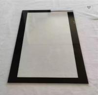 China Ultra Clear Tempered Glass AR Coating Optical With White Silk Screen Printing Frame for sale
