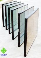 China Insulated LOW E Glass Blind Glass Hollow Glass with Argon 6A 9A 12A 15A 18A for sale