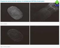 China Easy Cleaning Anti Fingerprint Glass Outer Surface Coated With Nano Chemical Substance for sale