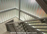 China Low Iron Tempered U Shaped Glass 262(W)X60(H)X7(T) Mm Dimension Building Material for sale