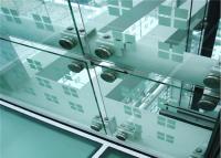 China Safety Clear Tempered Glass , Flat / Curved Tempered Glass For Office Door for sale