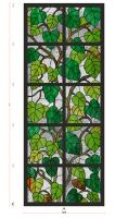 China Custom Design Stained Glass Colored Art Decoration Glass Insulated Glass Ceiling for sale
