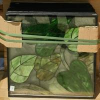 China Custom Design Stained Glass Colored Art Decoration Glass Insulated Glass Ceiling for sale