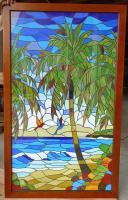 China 100% Handmade Art Stained Glass for Wall Decoration Hanging Drawings for sale