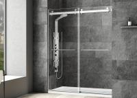 China 3mm 4mm 5mm 6mm Custom Cut Safety Tempered Glass Panel for Shower Room for sale