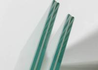 China PVB Colored Laminated Glass Clear Toughened Flat Curved 6mm to 40mm for sale