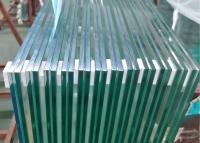China PVB Colored Laminated Glass Clear Toughened Flat Curved 6mm to 40mm for sale