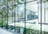 China PVB Colored Laminated Glass Clear Toughened Flat Curved 6mm to 40mm for sale