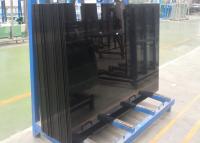 China Anti UV Black Tempered Glass / Heat Resistance 5mm 6mm Toughened Glass for sale