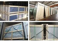 China PDLC Non Adhesive Opaque  Smart Privacy  Switchable Frosted Glass for sale