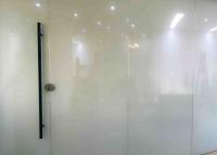 China PDLC Non Adhesive Opaque  Smart Privacy  Switchable Frosted Glass for sale