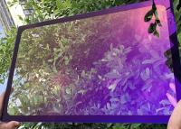 China 6.0mm Black Frame Screen Printed Non Reflective Glass for sale
