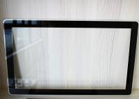 China 6.0mm Black Frame Screen Printed Non Reflective Glass for sale