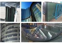 China 6A   Bent Double Glazed Low E Insulated Glass for sale