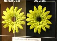China Picture Frame Flat Transparent Tempered OEM 2.5D Non Glare Glass for sale
