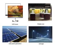 China High Transmission Anti Newton Transparency Diffuse 1mm Non Glare Glass for sale