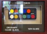China Art Gallery Square AG SGS 0.7mm Anti Reflective Tempered Glass for sale