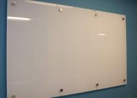 China Large Size  Acid Etching Clear  2mm Whiteboard Non Glare Glass for sale