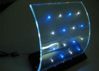 China SMD2427 P10 Curved Laminated LED Glass Panel 1300x3600mm for sale