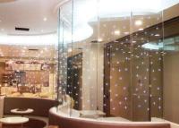 China SMD2427 P10 Curved Laminated LED Glass Panel 1300x3600mm for sale