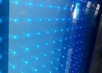 China SMD2427 P10 Curved Laminated LED Glass Panel 1300x3600mm for sale