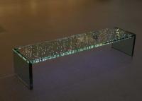 China 13.14mm High Tech Laminated LED Glass Panel Intellectualized Fireproof for sale