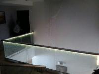 China SGCC Transparent  Flashing 10.38mm  Led Illuminated Glass Panels for sale