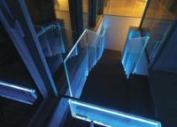 China SGCC Transparent  Flashing 10.38mm  Led Illuminated Glass Panels for sale