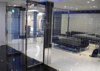 China PVB  Electronic Luminous Partition 40.7mm LED frosted Light Glass for sale