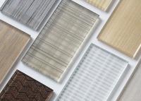 China Fabric Interlayer 4mm Non Reflective Tempered Laminated Glass Sheets for sale