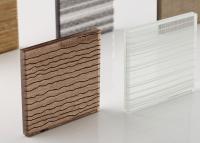 China Fabric Interlayer 4mm Non Reflective Tempered Laminated Glass Sheets for sale