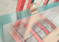 China Residential Chamfered 10mm Toughened Glass Roof Panels for sale