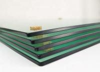 China Soundproof  2.7mm Pyrolytic Low E Tempered Glass Wall Panels for sale