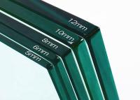 China Soundproof  2.7mm Pyrolytic Low E Tempered Glass Wall Panels for sale
