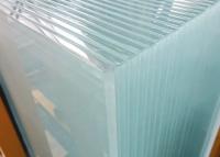 China Opaque 3.2mm Sandblasted Frosted Tempered Glass Panels for sale