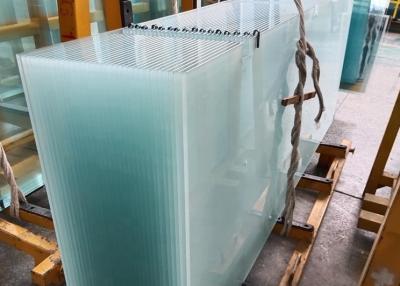 China Opaque 3.2mm Sandblasted Frosted Tempered Glass Panels for sale