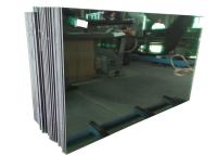 China Grounding Edge 12.38mm Louver Reflective Tempered Glass Panels for sale