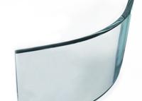 China ISO9001 15mm pencil edge Bent Curved Tempered Glass Panels for sale