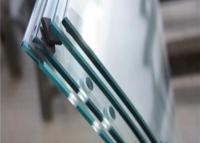 China ISO9001 15mm pencil edge Bent Curved Tempered Glass Panels for sale