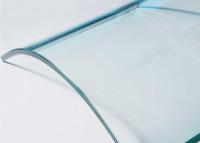 China ISO9001 15mm pencil edge Bent Curved Tempered Glass Panels for sale